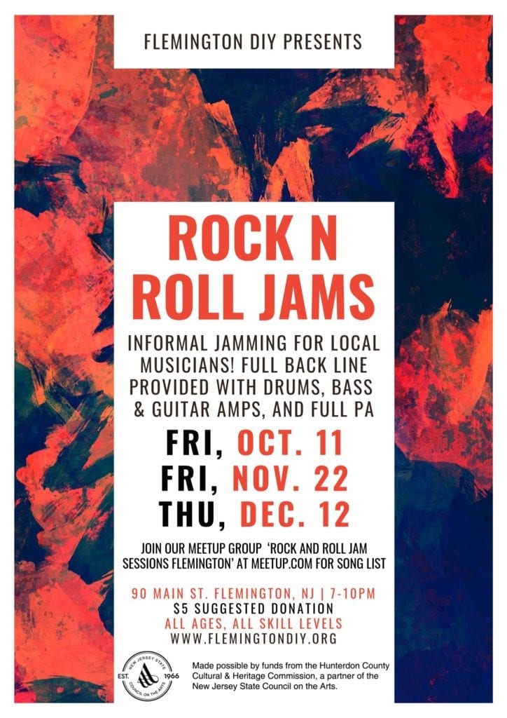 Monthly Rock N Roll Jams | Love Flemington